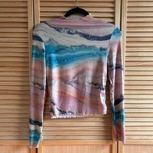 H&M | Tops | Hm Y2k Marble Abstract Top | Poshmark